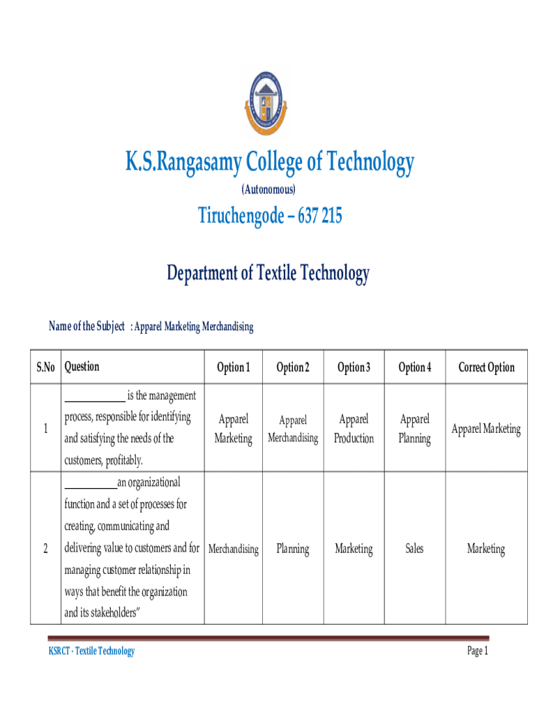 Fillable Online ksrct ac KSID - prospectus - Kerala State Institute of ...