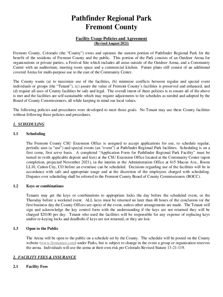 Fillable Online Pathfinder Regional Park Fax Email Print - pdfFiller