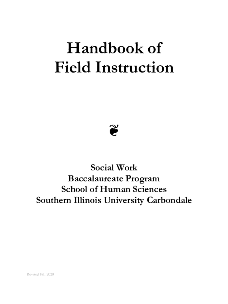 Fillable Online ehs siu social-work-handbook-of-field-instruction.pdf ...