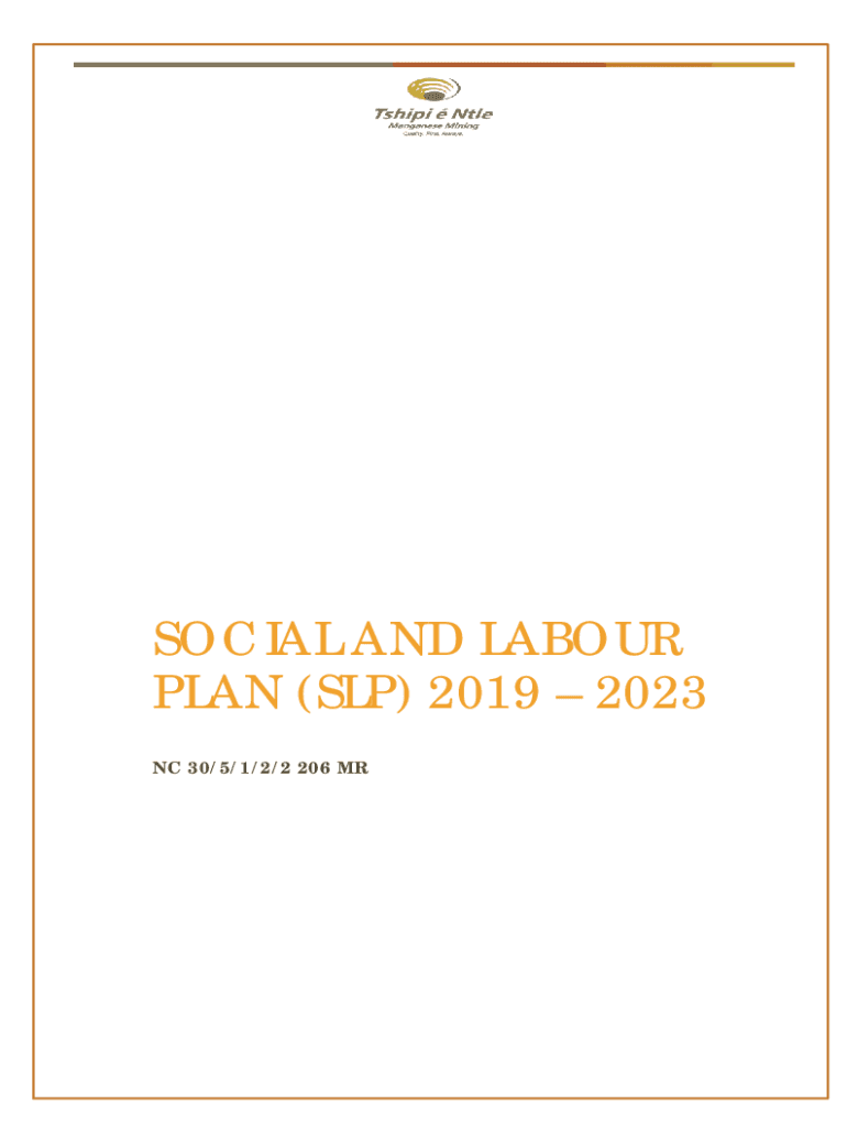 Fillable Online The Social and Labour Plan Series Fax Email Print ...