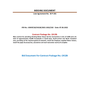 Fillable Online BIDDING DOCUMENT Sample Clauses - Law Insider Fax Email Print - pdfFiller