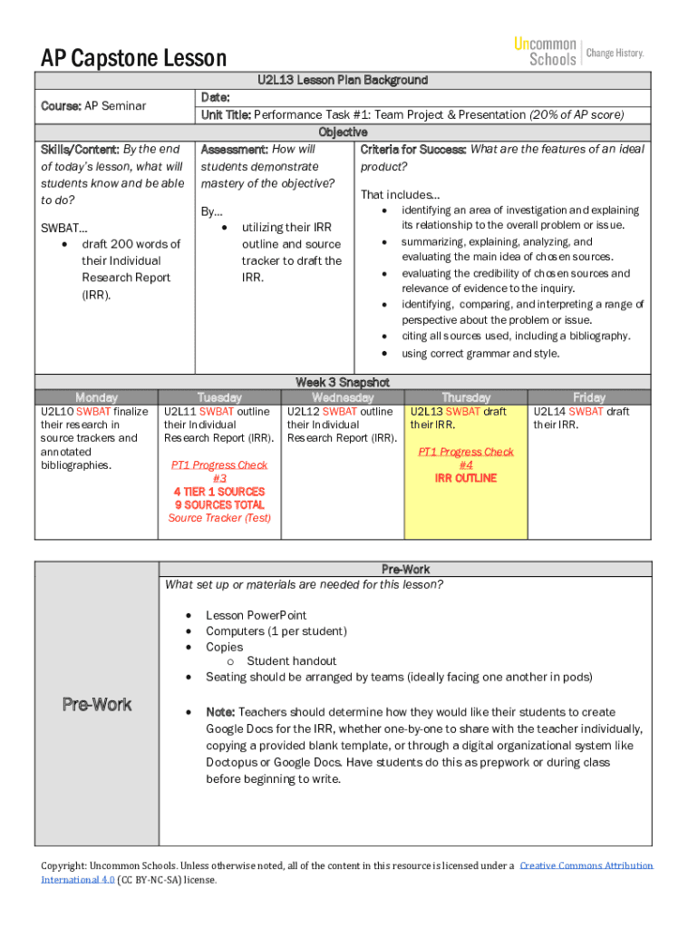 Fillable Online AP Seminar Assessment - AP Central - College Board Fax ...