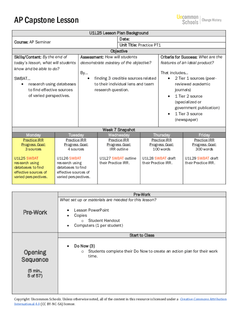 Fillable Online AP Seminar Classroom Resources - AP Central - College ...