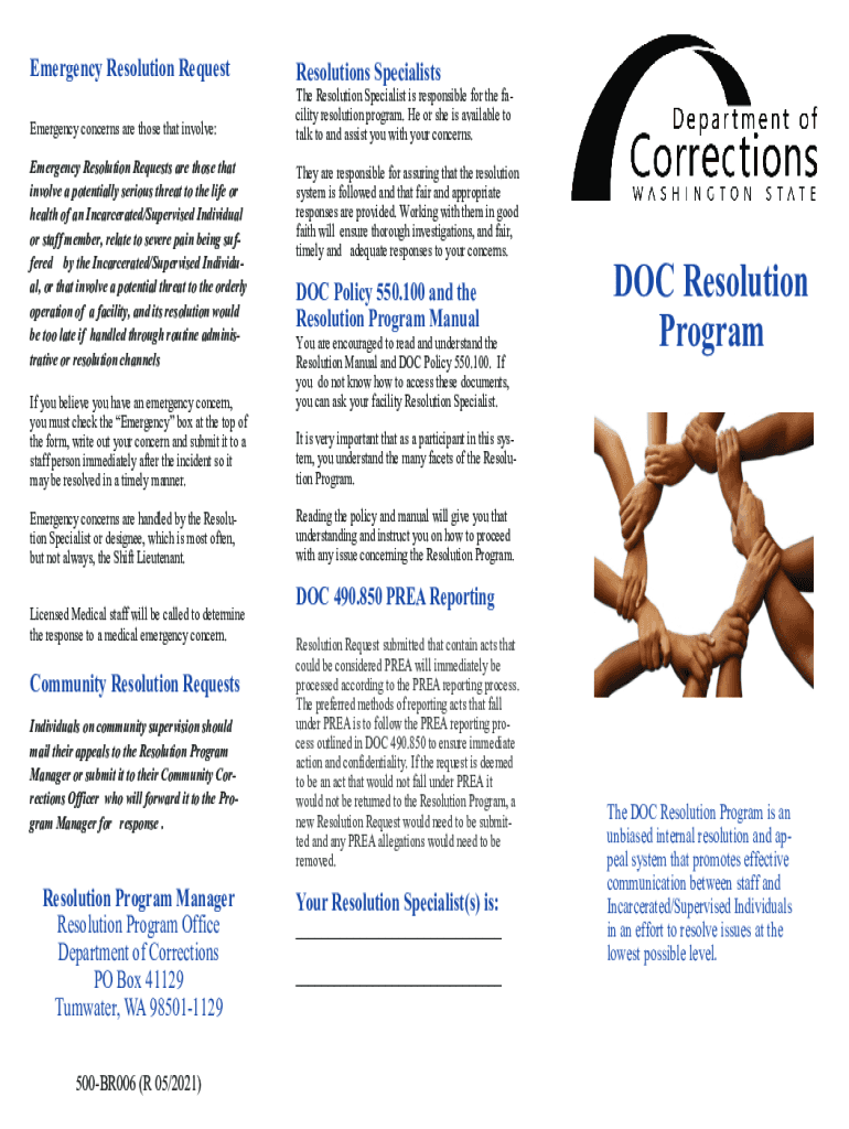 Fillable Online Prison and Jail Grievance Policies: Lessons from a ...