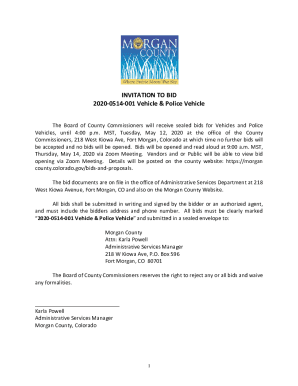 Fillable Online Sample Bid Letter for Transit Vehicle Procurement Fax ...