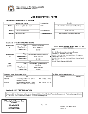 Fillable Online Minimum Qualifications - Job Posting - CA.gov Fax Email Print - pdfFiller