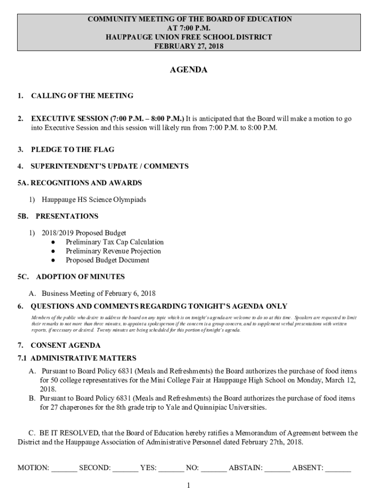 Fillable Online Irvington, NY 10533Ph: 914-591-8500 BoardDocs Pro Fax Email Print - pdfFiller