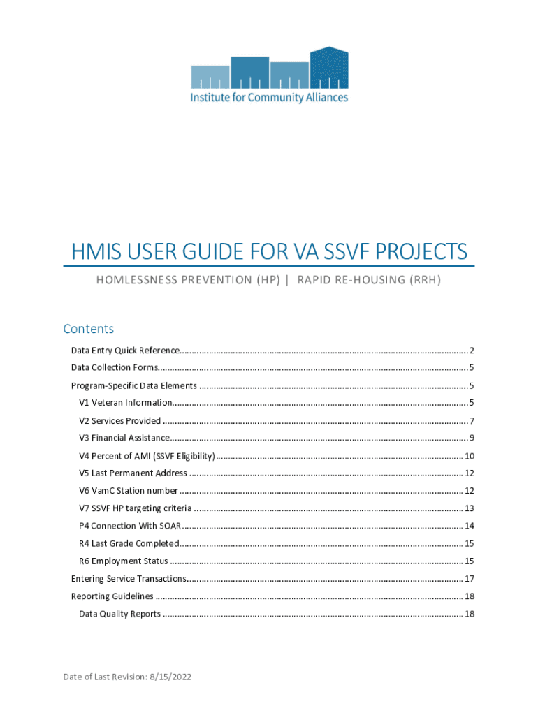 Fillable Online HMIS User Guide Template Fax Email Print - pdfFiller