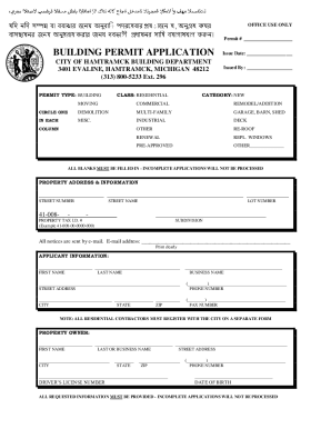 Fillable Online Building Permit Application Form - City of Fort Saskatchewan Fax Email Print ...
