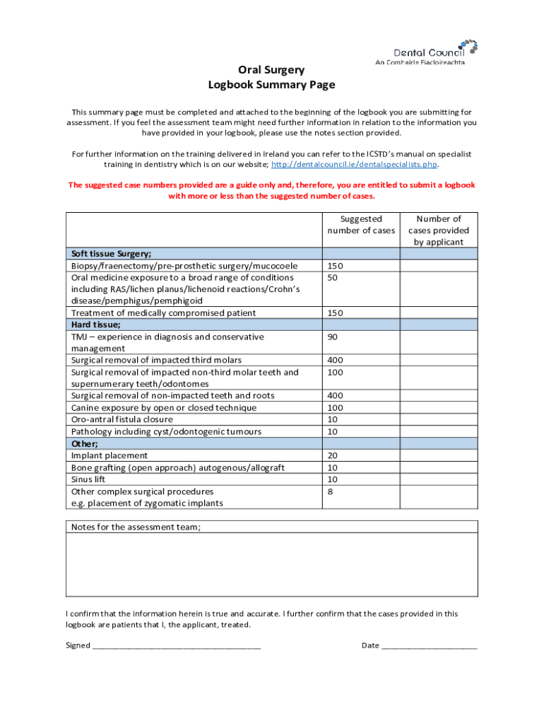 Fillable Online MDS Logbook - The Tamilnadu Dr.M.G.R. Medical University Fax Email Print - pdfFiller