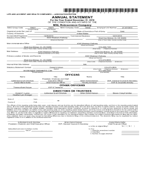 Fillable Online Summary of Operations - NAIC Fax Email Print - pdfFiller