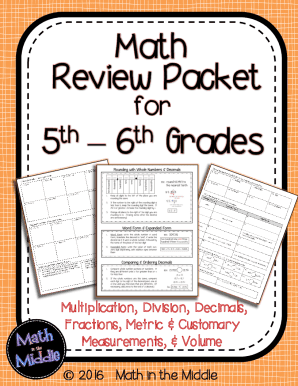 Fillable Online 5th Grade Math Worksheets - Byju's Fax Email Print ...