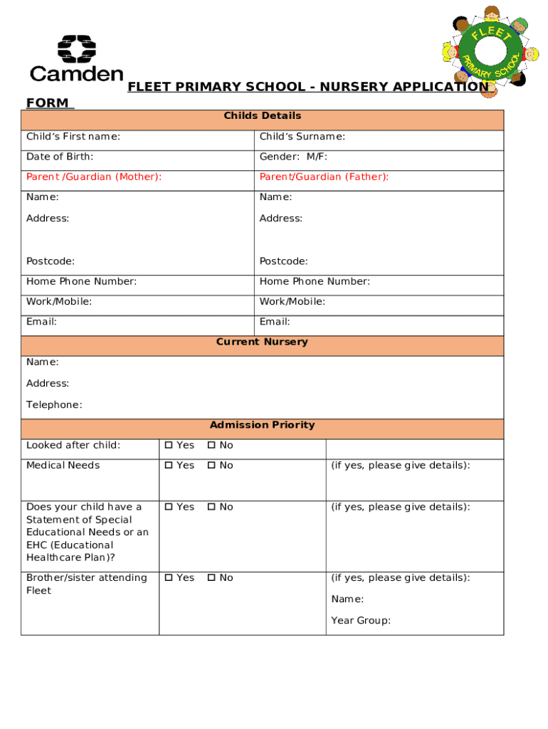 Change of pupil details - Marlborough Primary School Doc Template ...