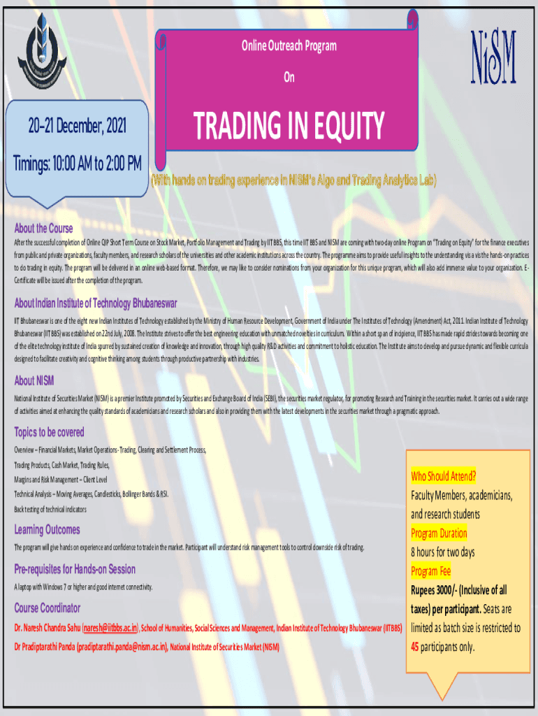 Fillable Online Basics Of Algorithmic Trading Concepts And Examples