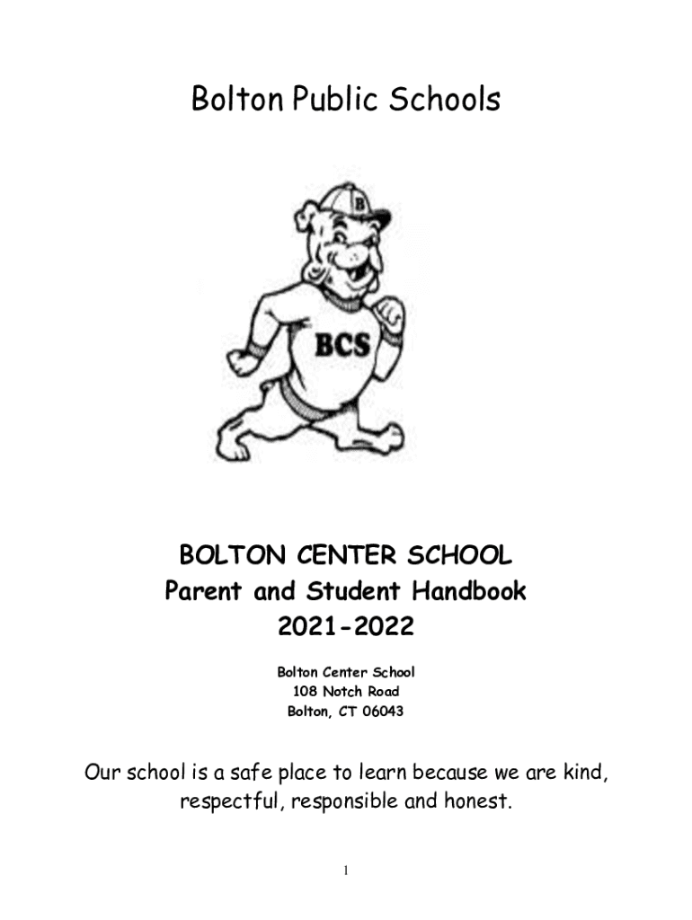 Fillable Online Bolton Center School in Connecticut - U.S. News ...