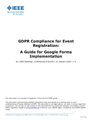 Fillable Online GDPR Compliance for Event Registration: A Guide for ...