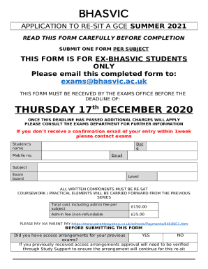 ONE PER SUBJECT PLEASE Doc Template | pdfFiller