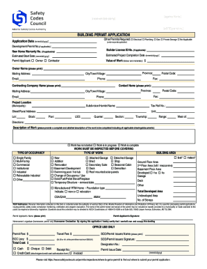 Fillable Online Permits and Alberta's Safety Code System Fax Email ...