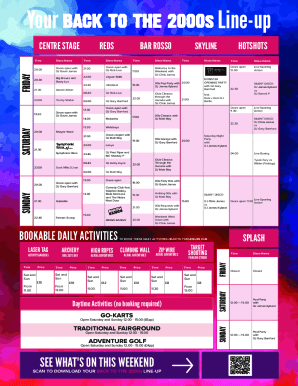 Fillable Online Line-up Fax Email Print - pdfFiller