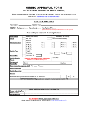 Fillable Online The Position Action Request (PAR) Form is a multi ...