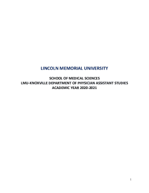 Fillable Online LMU Physician Assistant Students Set Out on Clinical Rotations Fax Email Print ...