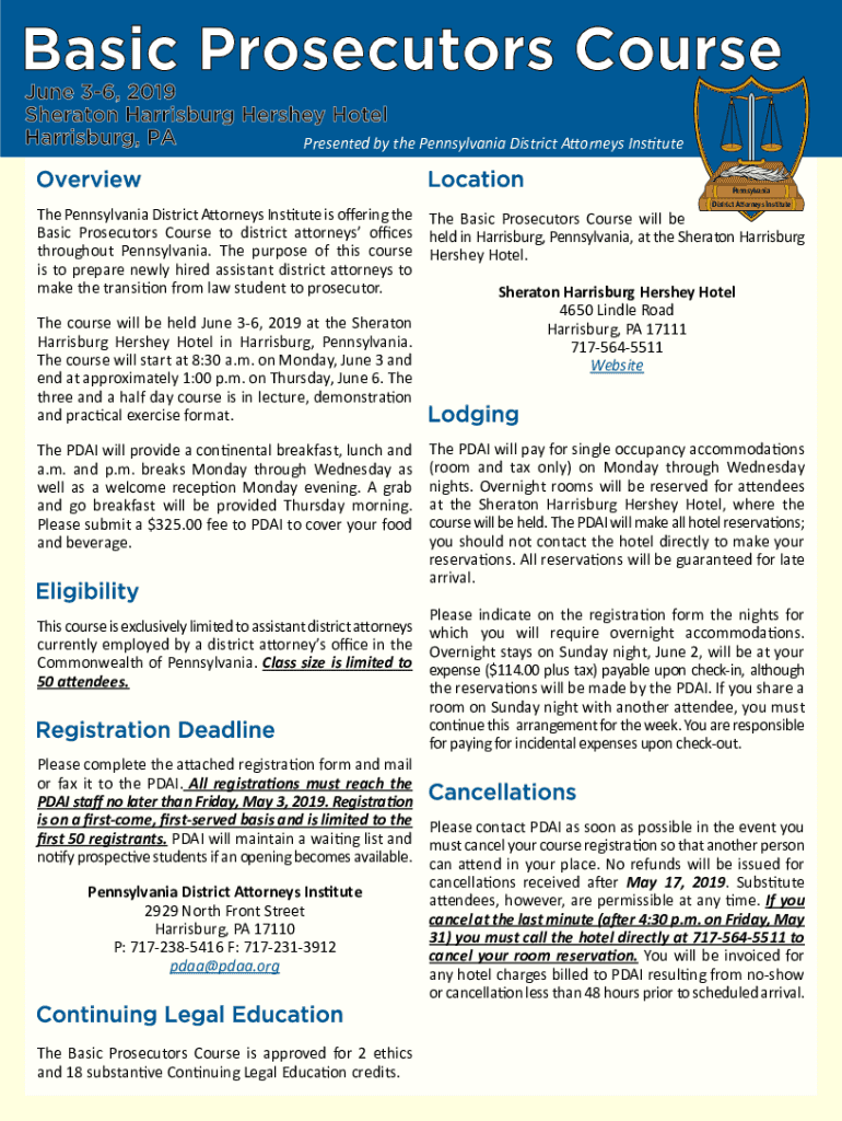 Fillable Online PDAI History - Pennsylvania District Attorneys ...