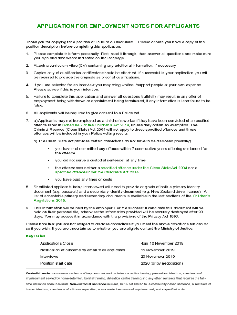 Fillable Online APPLICATION FOR EMPLOYMENT - Area Services, Inc. Fax Email Print - pdfFiller