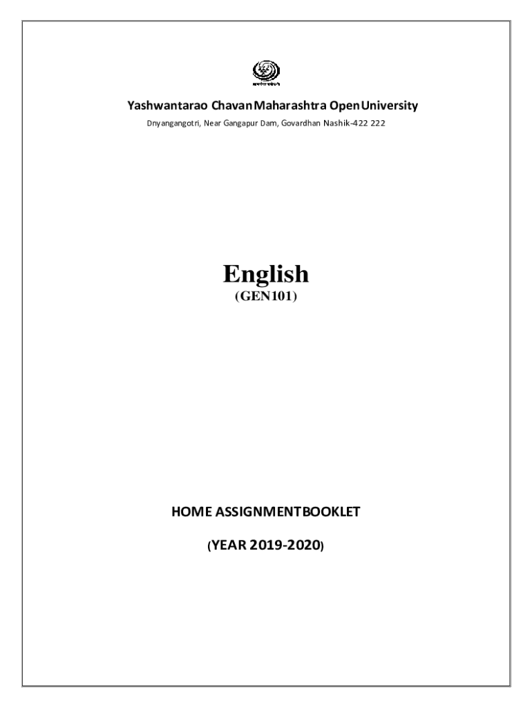 Fillable Online English - ycmou Fax Email Print - pdfFiller