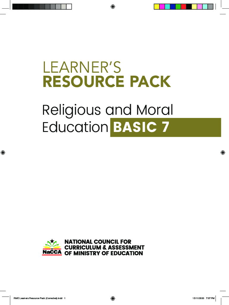 Fillable Online RME Learners Resource Pack (Corrected).indd Fax Email ...