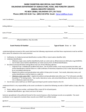 Fillable Online ag ok Premises/Location Identification Number Form Fax ...