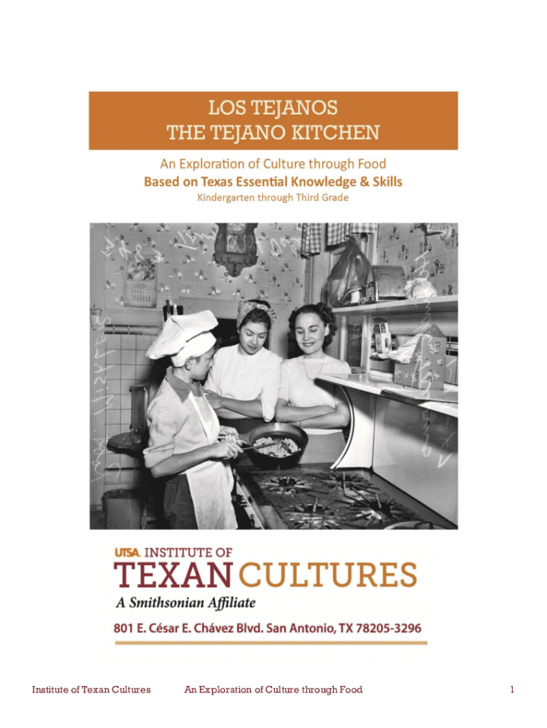 Fillable Online Institute Of Texan Cultures Tells The Tale Of The ...