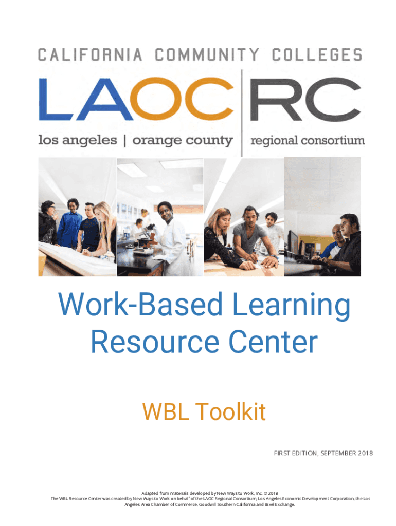 Fillable Online WORK-BASED LEARNING DATA COLLECTION TOOLKIT Fax Email ...