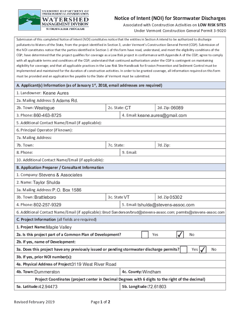 Fillable Online Industrial Activities Associated with Stormwater Discharges Fax Email Print ...