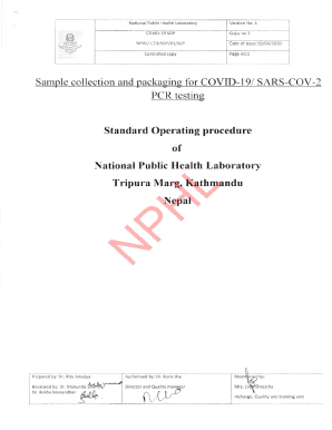 Fillable Online SOP-sample-aliquoting.pdf - National Public Health ...