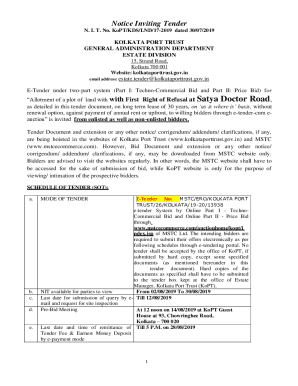 Fillable Online Allotment of a plot of land with with First Right of Refusal at Satya Doctor ...