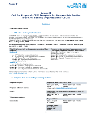 UNWOMEN plans to engage a responsible party) as defined in accordance with these documents Doc ...