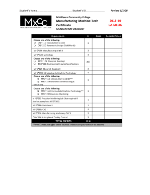 Fillable Online Multimedia Design Certificate Graduation Checklist Fax ...