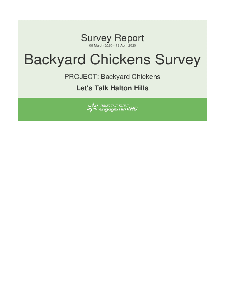 Fillable Online Backyard chickens - A cross-sectional survey of current ...