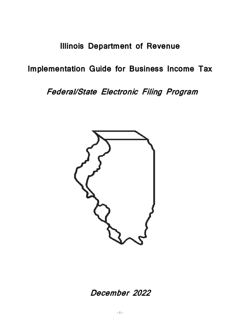 Fillable Online tax illinois DOR E-filing and Payment Requirements ...