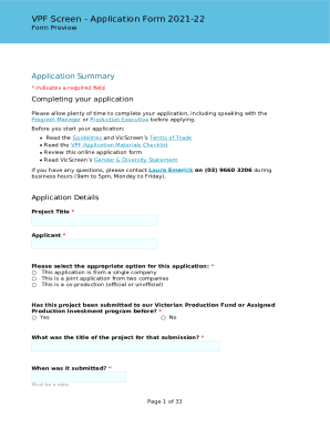 Fillable Online Victorian Production Fund - Games Application Form 2022 ...
