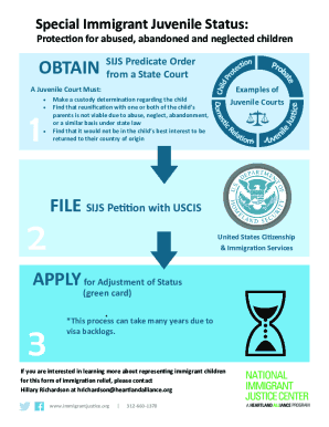 Fillable Online GUIDANCE FOR SIJS STATE COURT PREDICATE ORDERS ... Fax ...