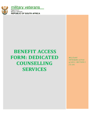 Fillable Online Application Form - The Department of Military Veterans ...