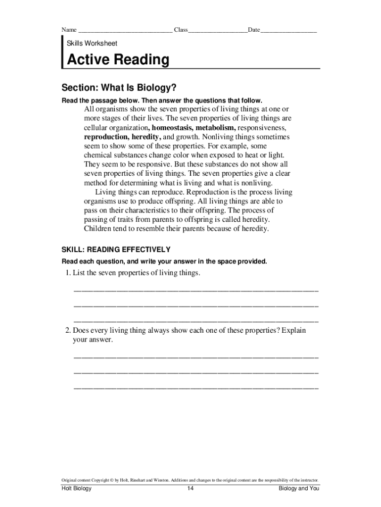 Fillable Online areadingEvolution.pdf - Name Class Date Skills ... Fillable Online areadingEvolution.pdf - Name Class Date Skills ...