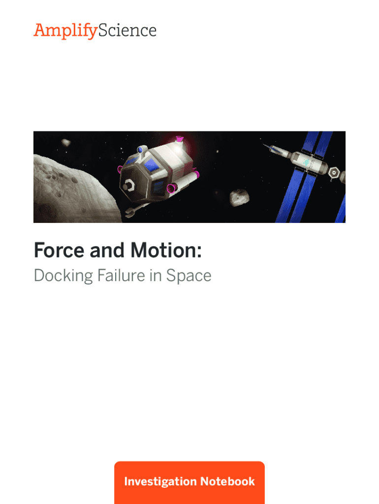 Fillable Online Amplify Science Force and Motion Docking Failure in ...