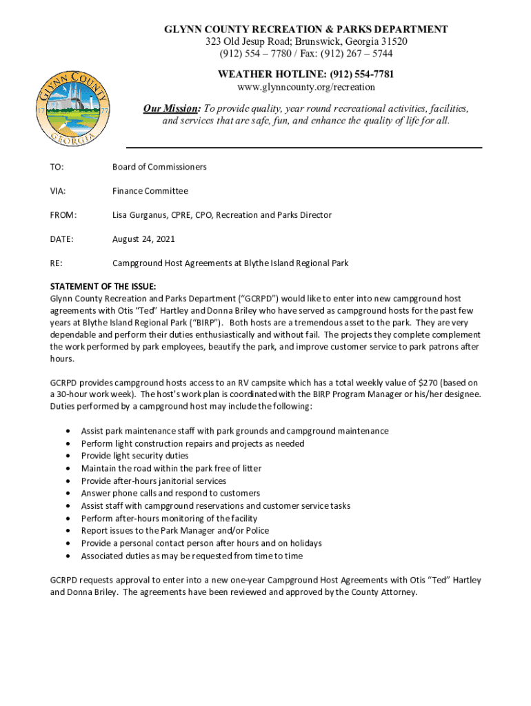Fillable Online Catalog - Glynn County Recreation and Parks Department Fax Email Print - pdfFiller
