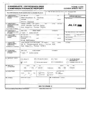 Fillable Online JUL 12 201 - Tom Green County Fax Email Print - pdfFiller
