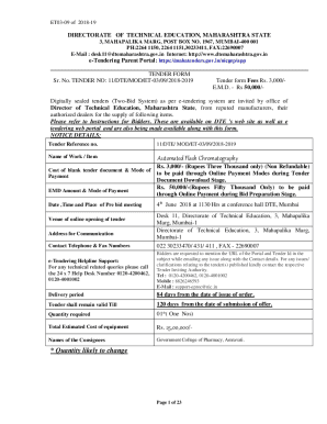 Fillable Online DIRECTORATE OF TECHNICAL EDUCATION, - DTE Fax Email ...