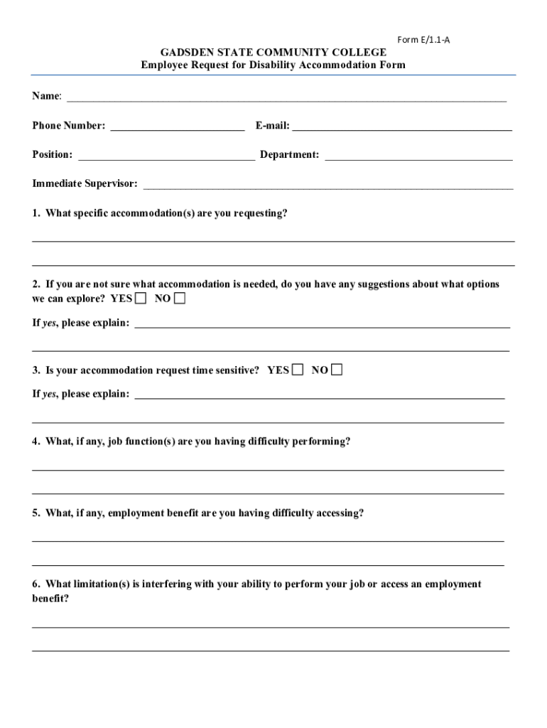 Fillable Online ADA Letter to an Employee in Response to a Request ... - SHRM Fax Email Print ...