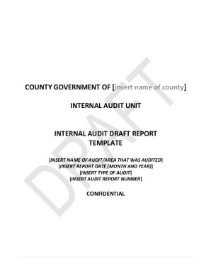 Fillable Online How to Write a Good Audit Report: 4 Key Resources to ...