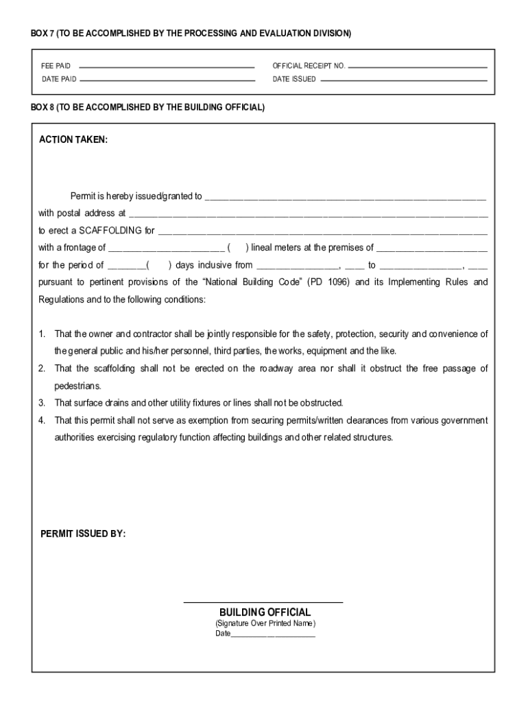 Fillable Online Section 1.5 Authority of the Chief Building Official ...